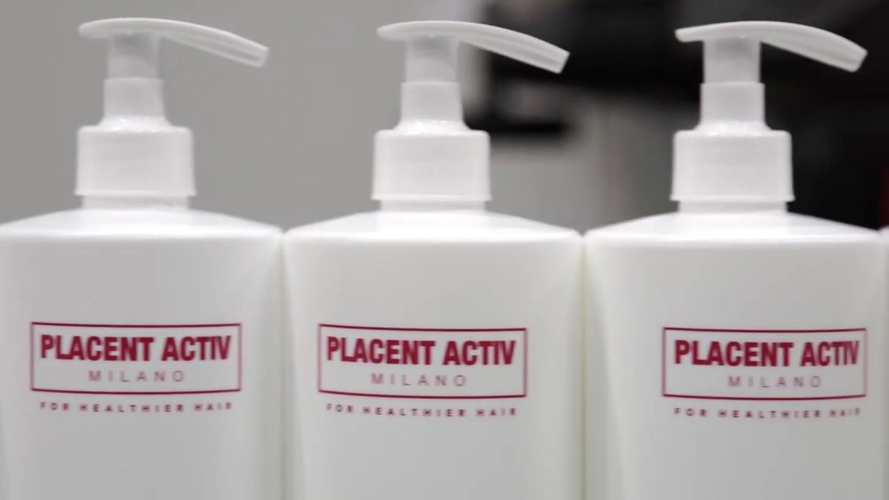 Hair growth products by Placent Activ Milano now in 1L bottles - YouTube