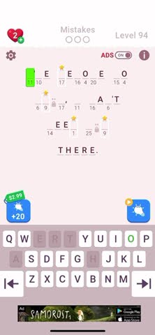 Ultimate cryptogram level 94 guide #cryptogram - YouTube