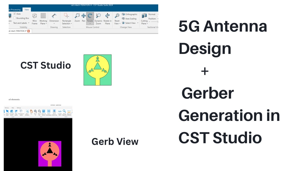 5G Antenna Design + Gerber Generation in CST Studio - YouTube