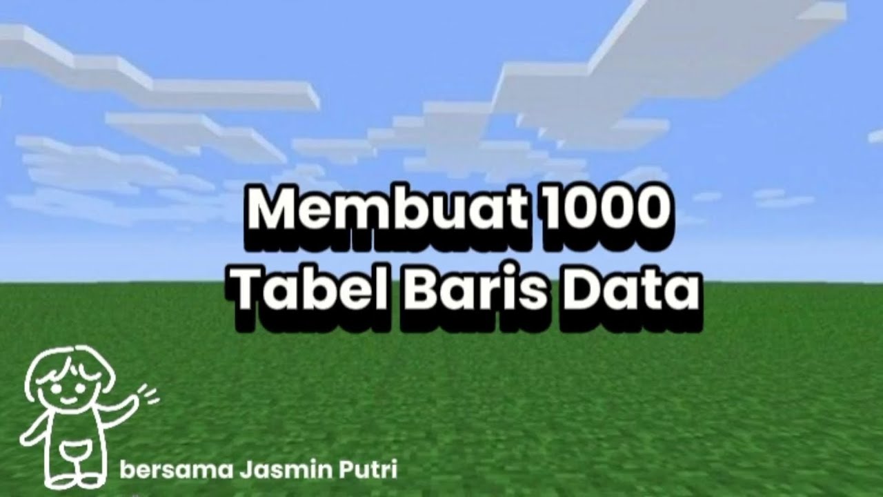 1000 Tabel Baris Data - YouTube