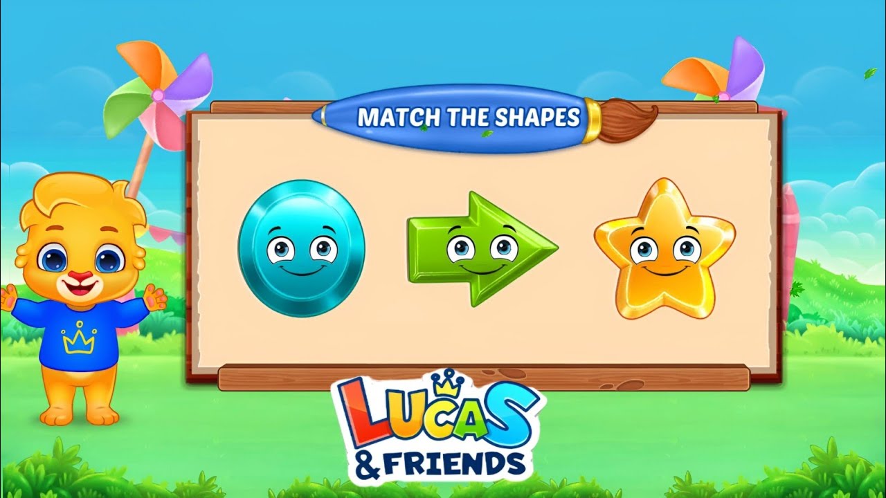 Lucas and Friends: Shape Matching Adventure - YouTube