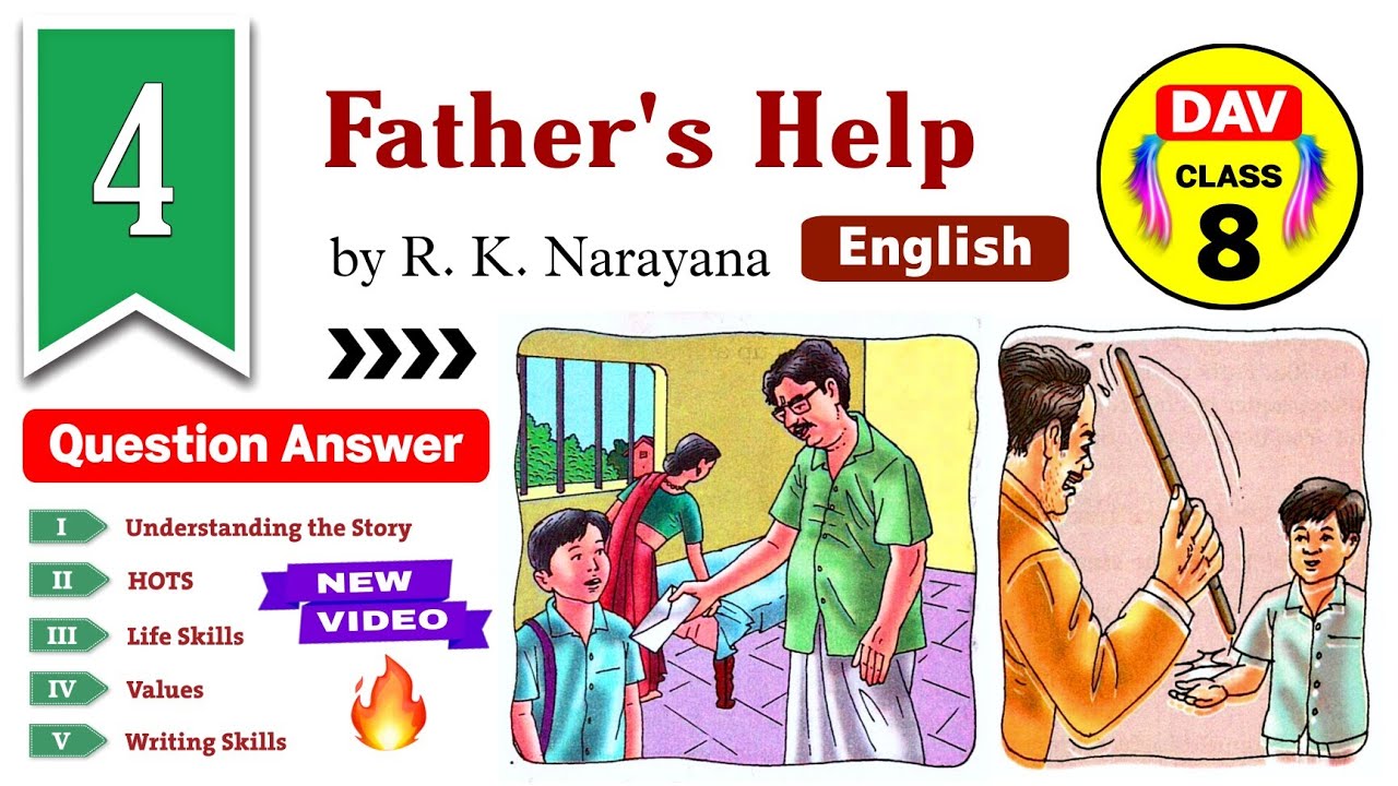 Father s Help Dav Class 8 English Chapter 4 Question Answer Dav father-s-help-dav-class-8-english-chapter-4-question-answer-dav