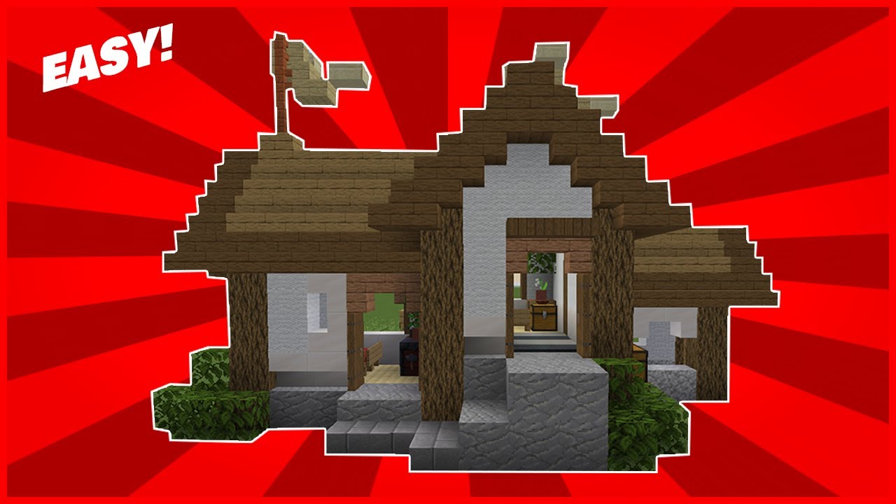 Minecraft: How to Build a little House Tutorial [EASY] #6 - YouTube