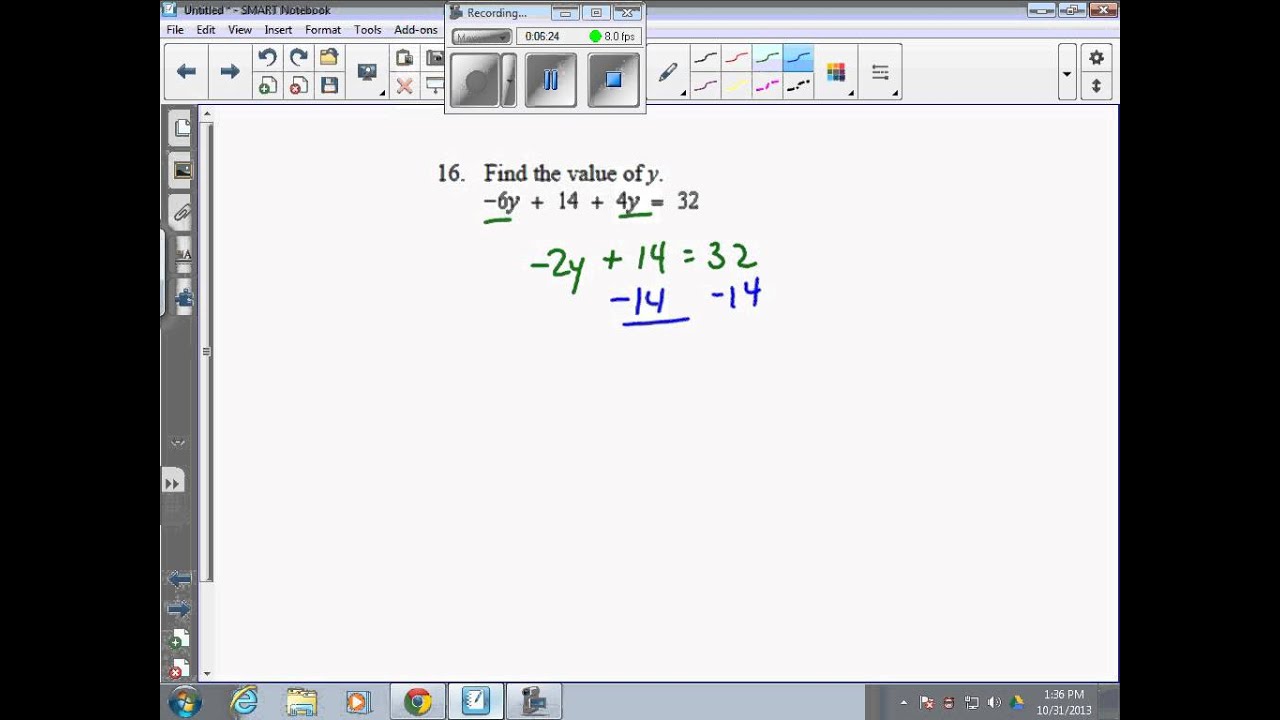 Alg 1 Test 12 Study Guide - YouTube