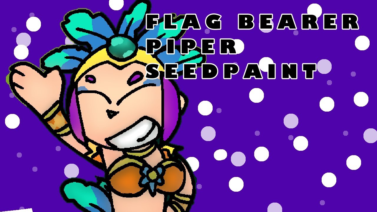 FLAG BEARER PIPER | speed paint | brawl stars ⭐️ - YouTube