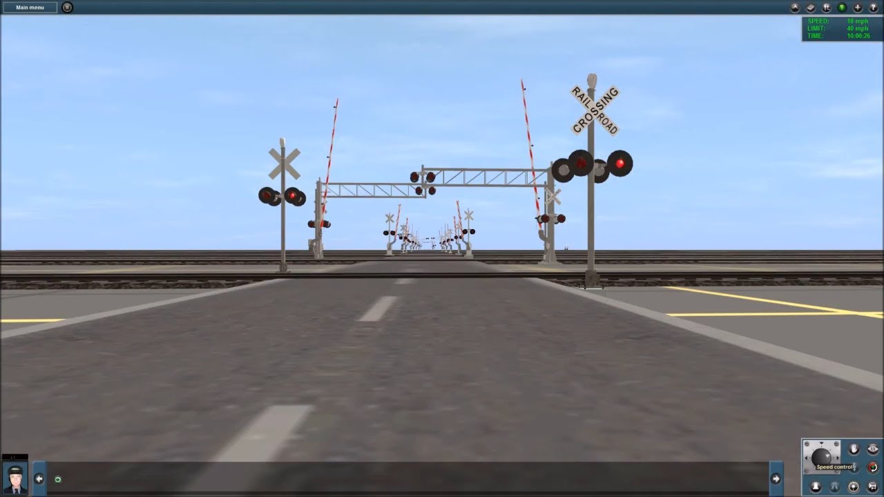 Trainz 12 - Testing Railroad Crossings - Griswold and RACO Crossings ...