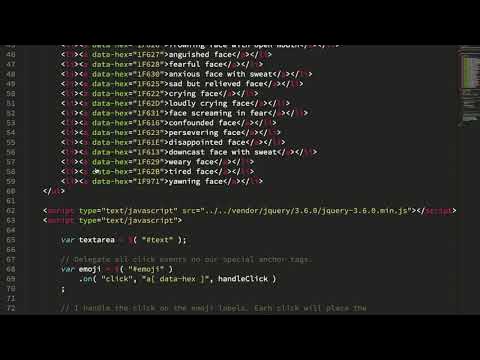 Rending Emoji Glyphs Using Hexadecimal CodePoints In JavaScript - YouTube