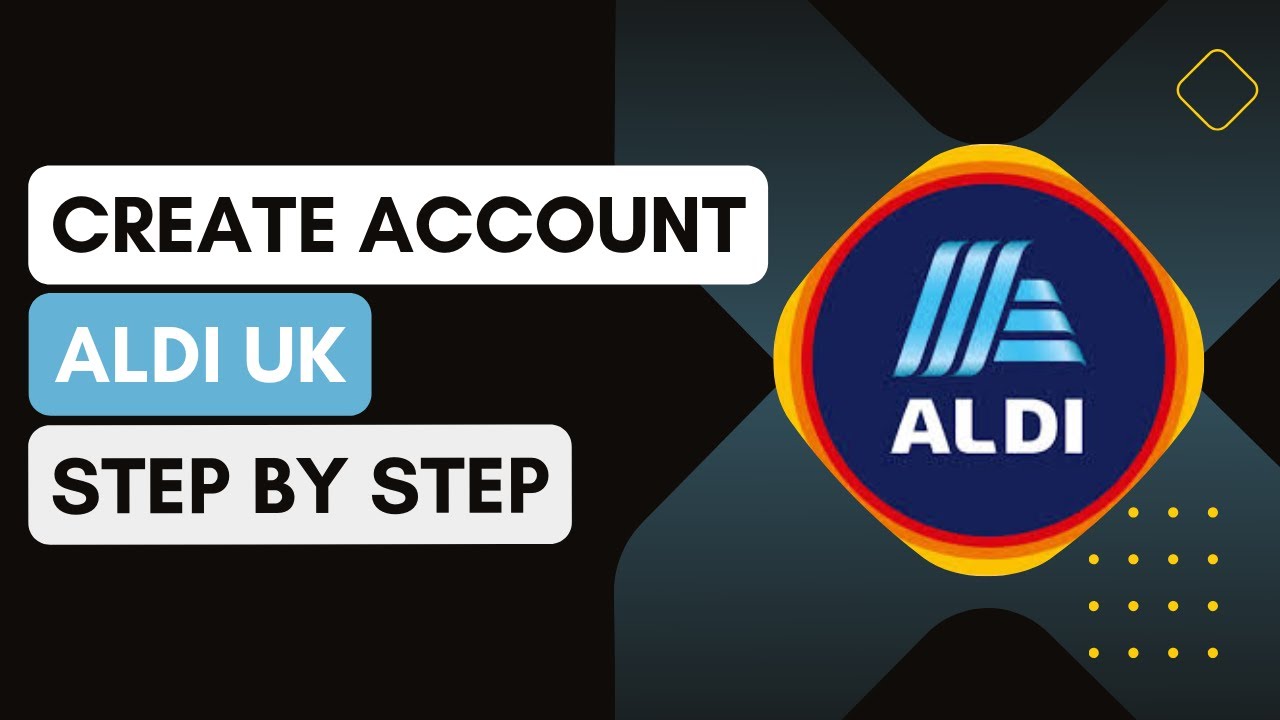 How Do I Create An Account On The ALDI UK Website ! - YouTube