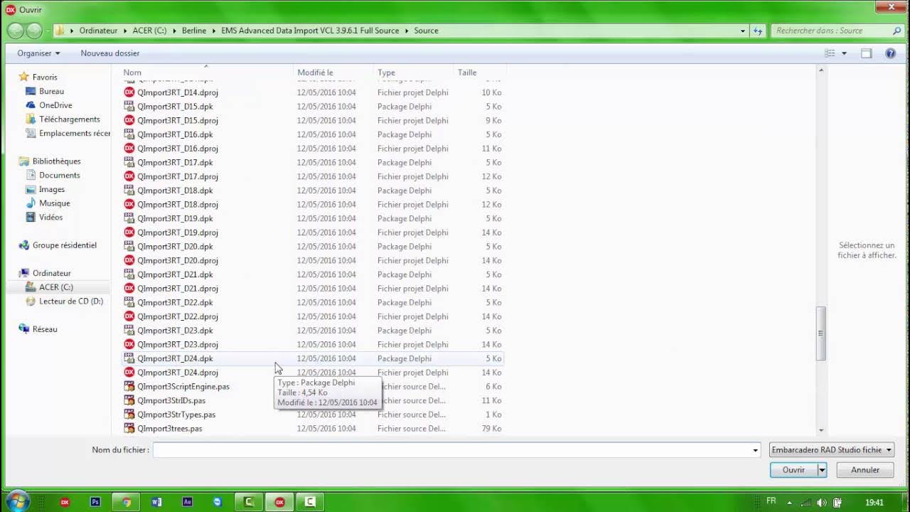EMS Advanced Data Import VCL 3.9.6.1 Full Source Delphi 10.1 Berline - YouTube
