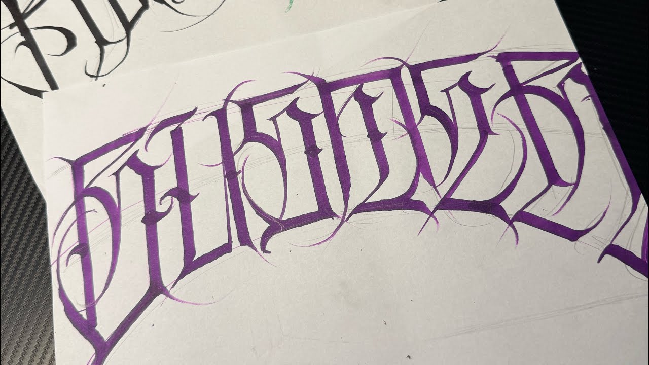 Clase de Lettering Buster Duque - YouTube