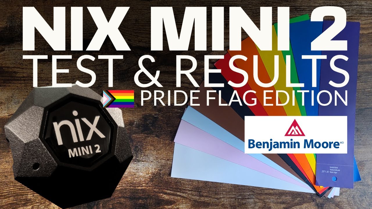 Nix Mini 2 Color Sensor Test & Review - PRIDE EDITION - Worth It? - YouTube