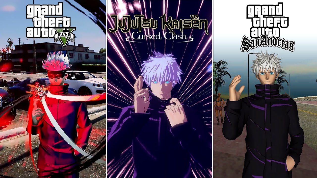 Satoru Gojo in 13 Different Games - YouTube