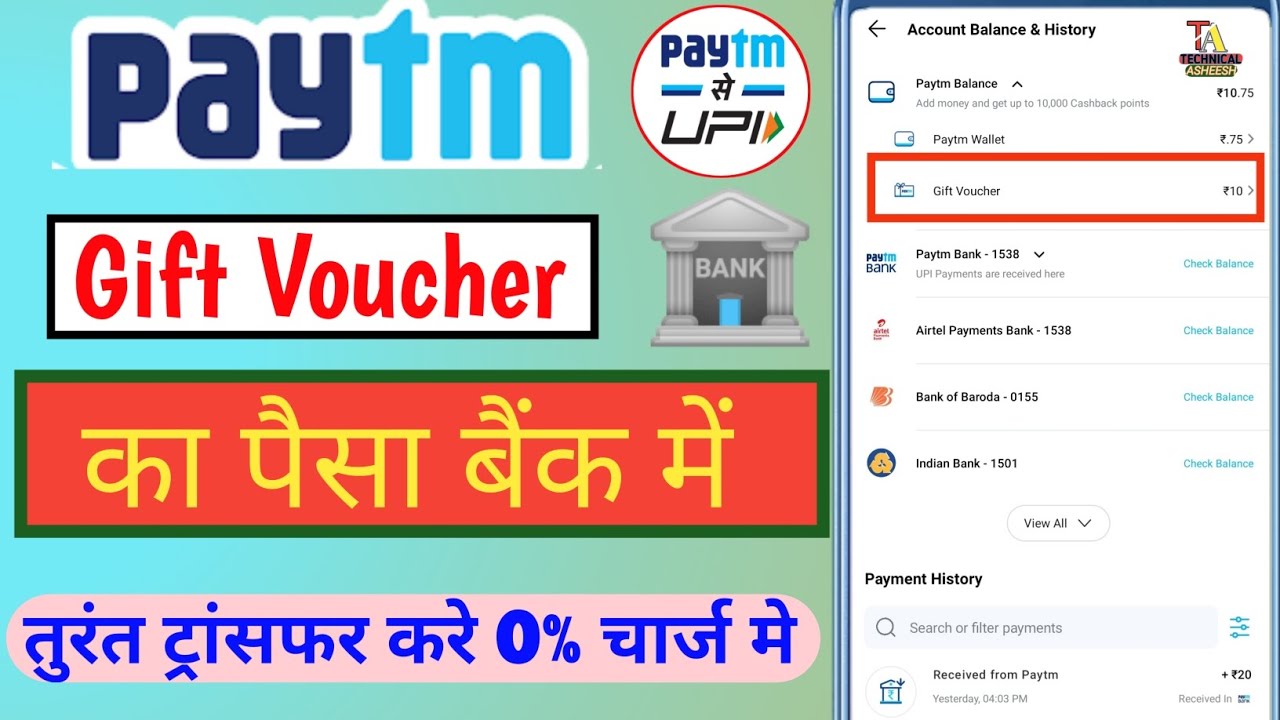 Paytm Gift Voucher To Bank Account 2022 How To Redeem Paytm Gift Paytm Gift Voucher To Bank Account 2022 How To Redeem Paytm Gift