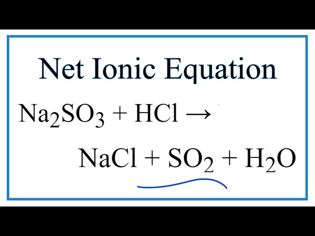2hclna2co3 2naclh2oco2g 2nacl Youtube