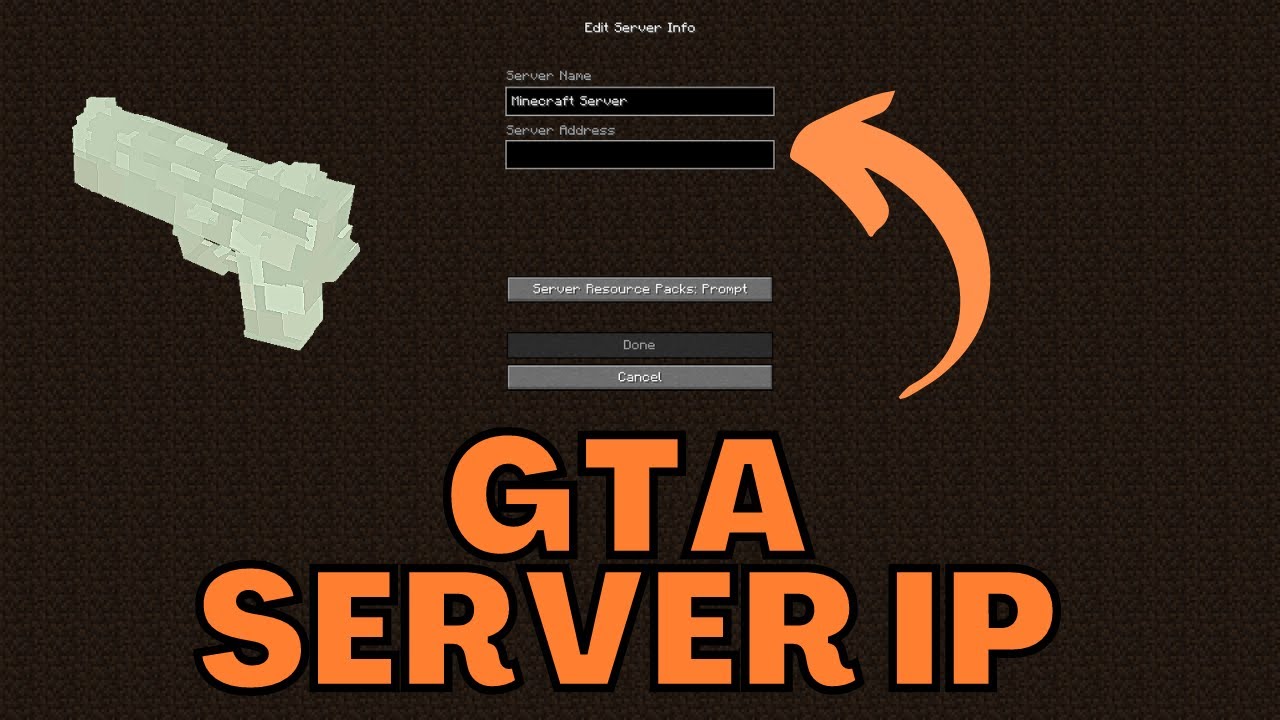Minecraft Grand Theft Minecart Server IP Address - YouTube