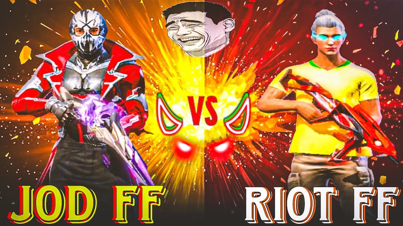 PIGLU JOD FF 💀 VS RIOT FF 💀🪽 1 VS 1 THE BEST GAME 🎯 PLAY ONLY RED 👺 ...
