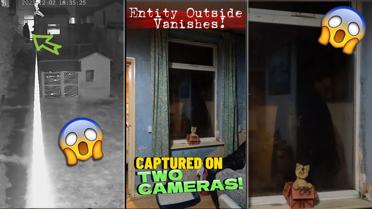 The Entity Outside! | Crazy Paranormal Footage! | Captured On TWO Cameras! - YouTube