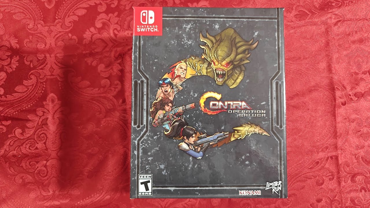 Contra Operation Galuga Collector Edition Nintendo Switch Unboxing ...