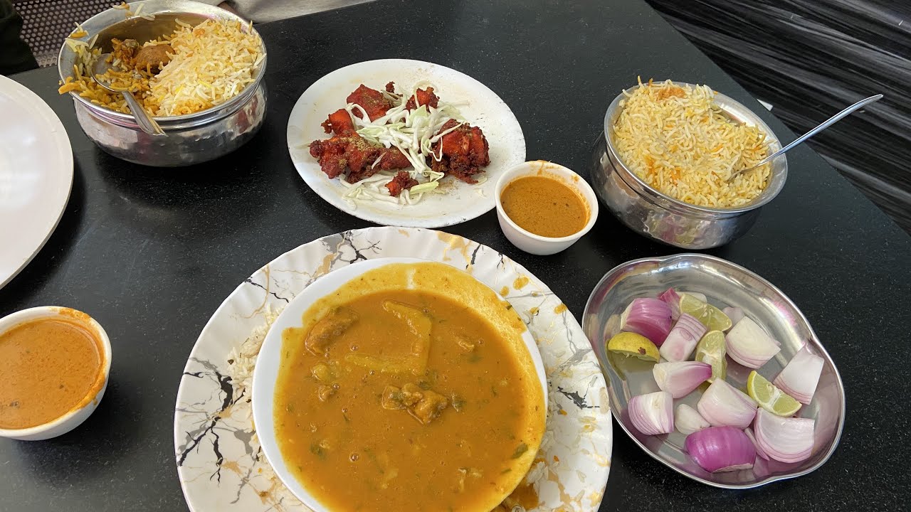 Dalcha Chawal Chicken 65 and Chicken Biryani Aaeena Hotel in Solapur ...