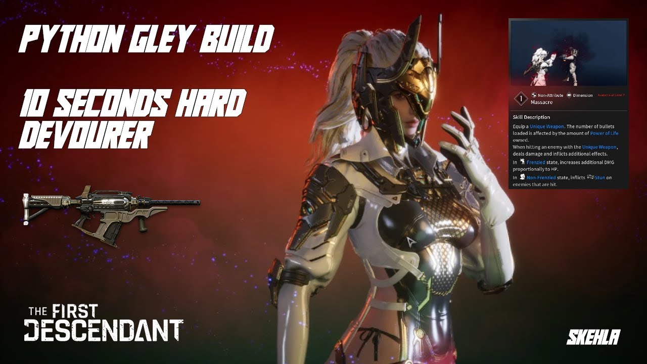 Python Gley Build - 10 Seconds Hard Devourer - The First Descendant ...