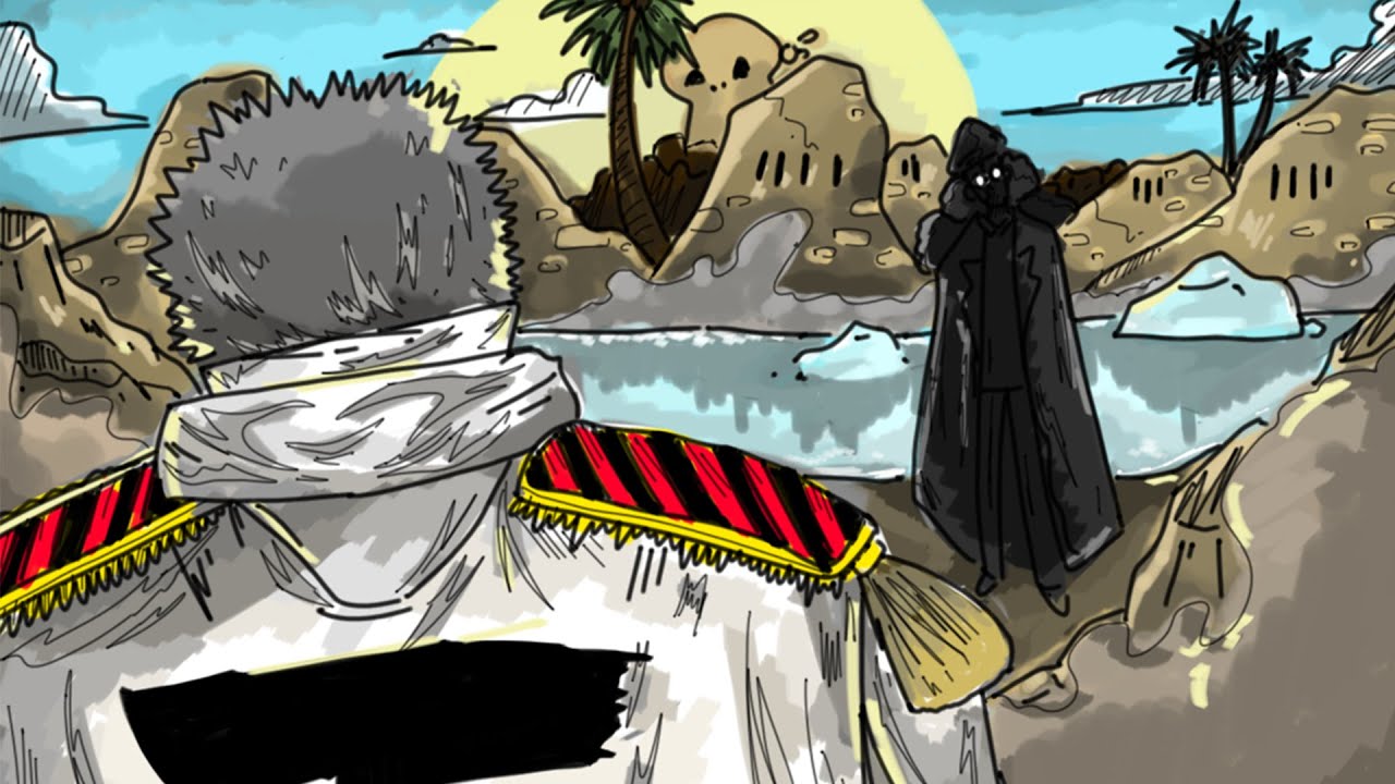 ONE PIECE FAN ANIMATION KUZAN VS GARP #1081 #one piece #animation - YouTube