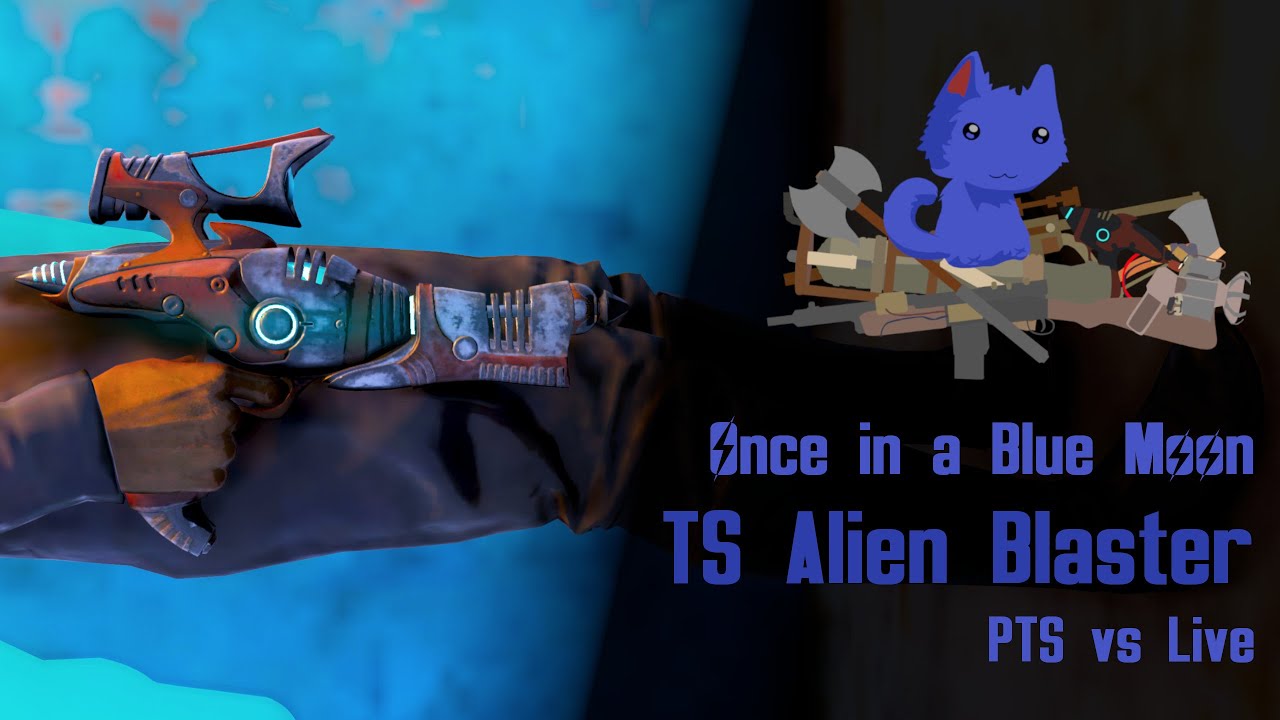 Two Shot Cryo Alien Blaster, PTS vs Live - YouTube