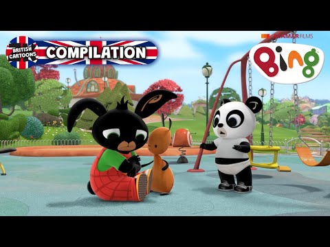 Bing Gets Hurt | Bing Clip Compilation | ZeeKay British Cartoons