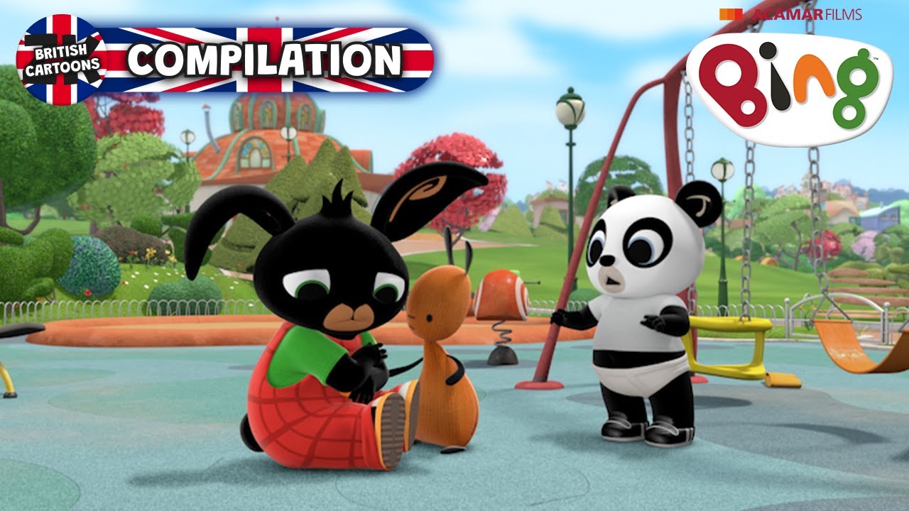 Bing Gets Hurt | Bing Clip Compilation | ZeeKay British Cartoons - YouTube