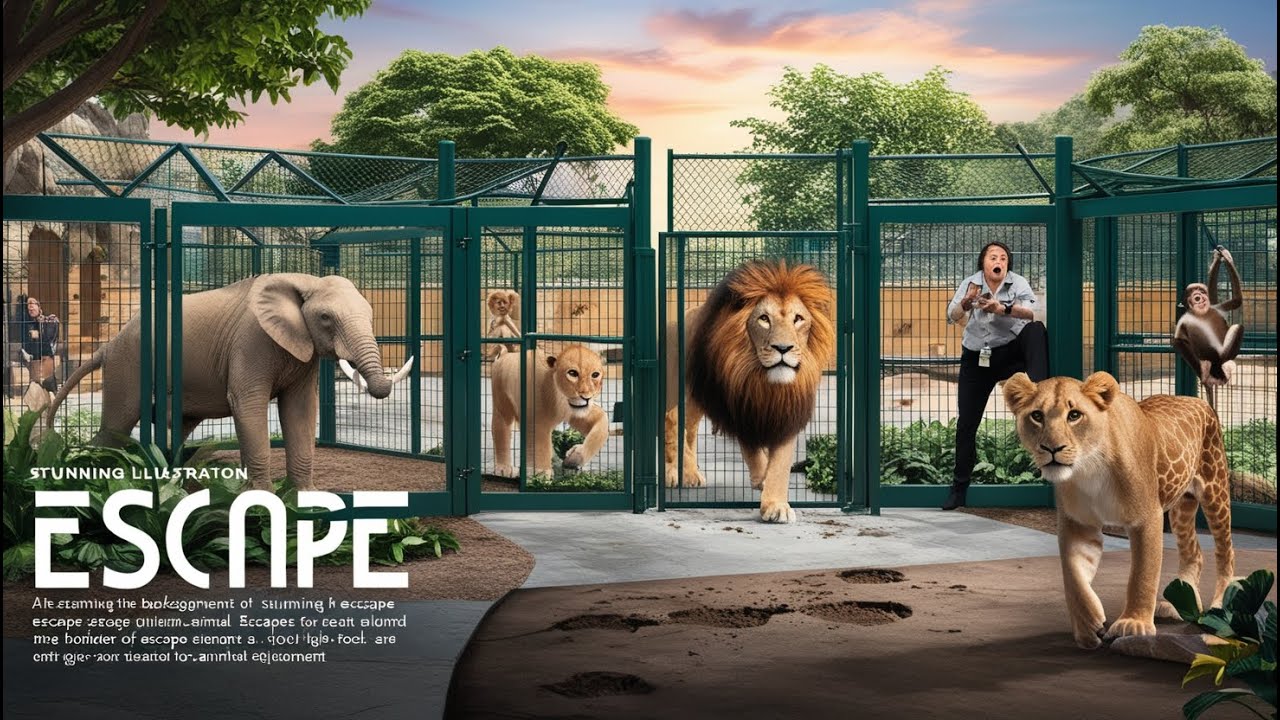 The Great Escape Zoo Animals Breakout | Epic Animal Escape Adventures ...
