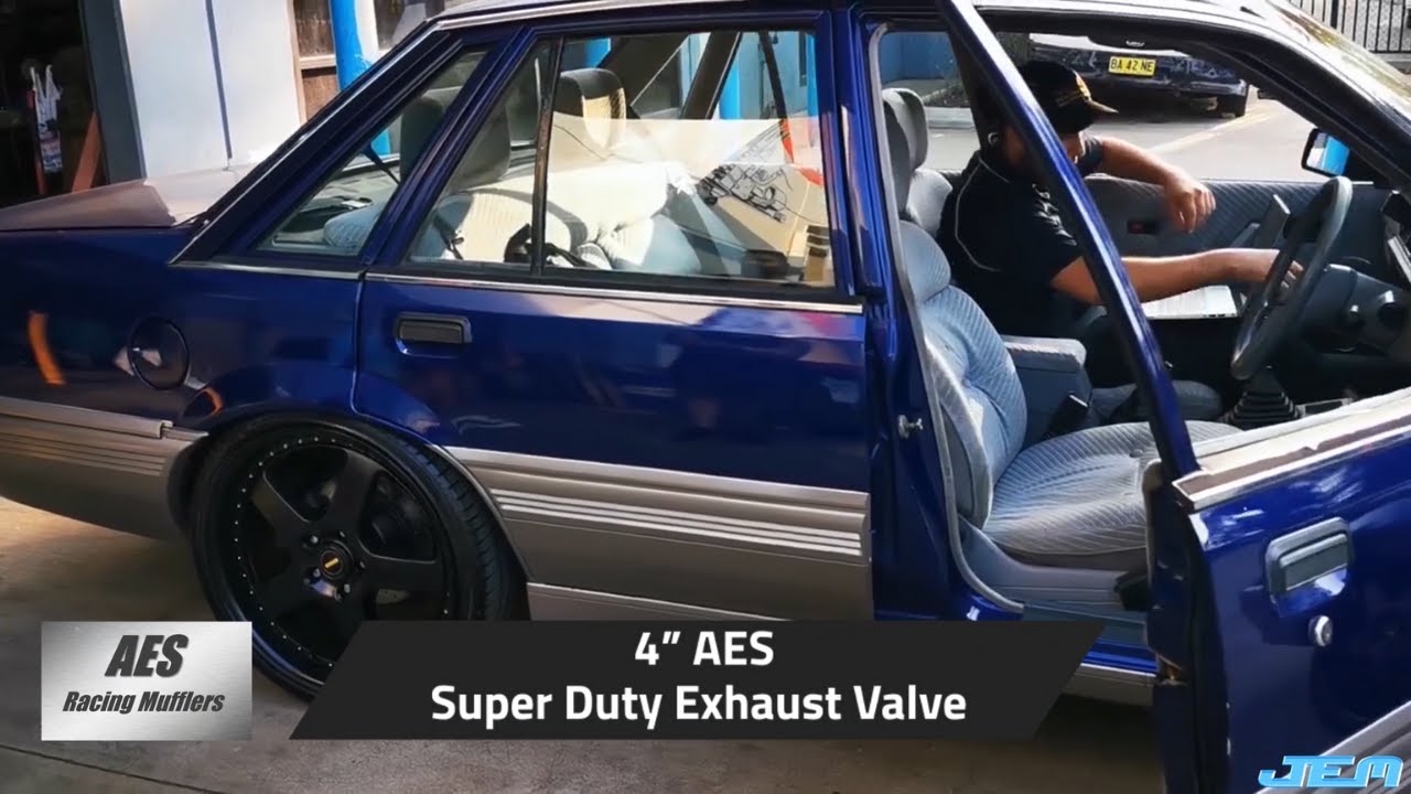 4" AES Super Duty Dump Valve KIT on RB30 Single Cam Turbo VL Calais ...