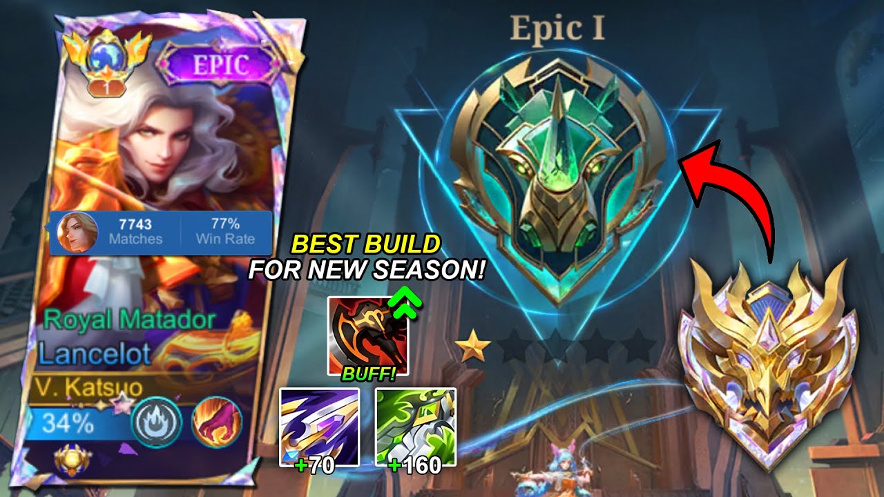 LANCELOT NEW BEST DAMAGE BUILD TO DOMINATE FOR THIS NEW SEASON! 🔥 ...