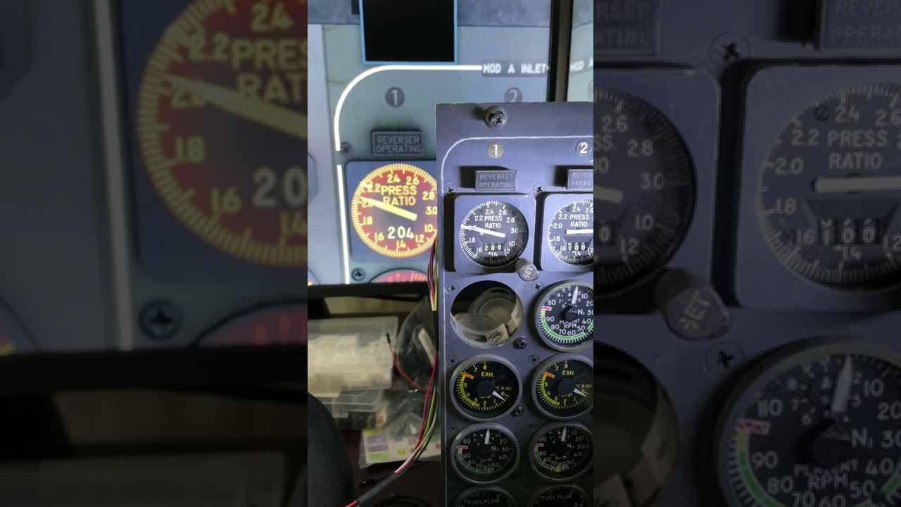 EPR (Engine Pressure Ratio) indicator test - YouTube