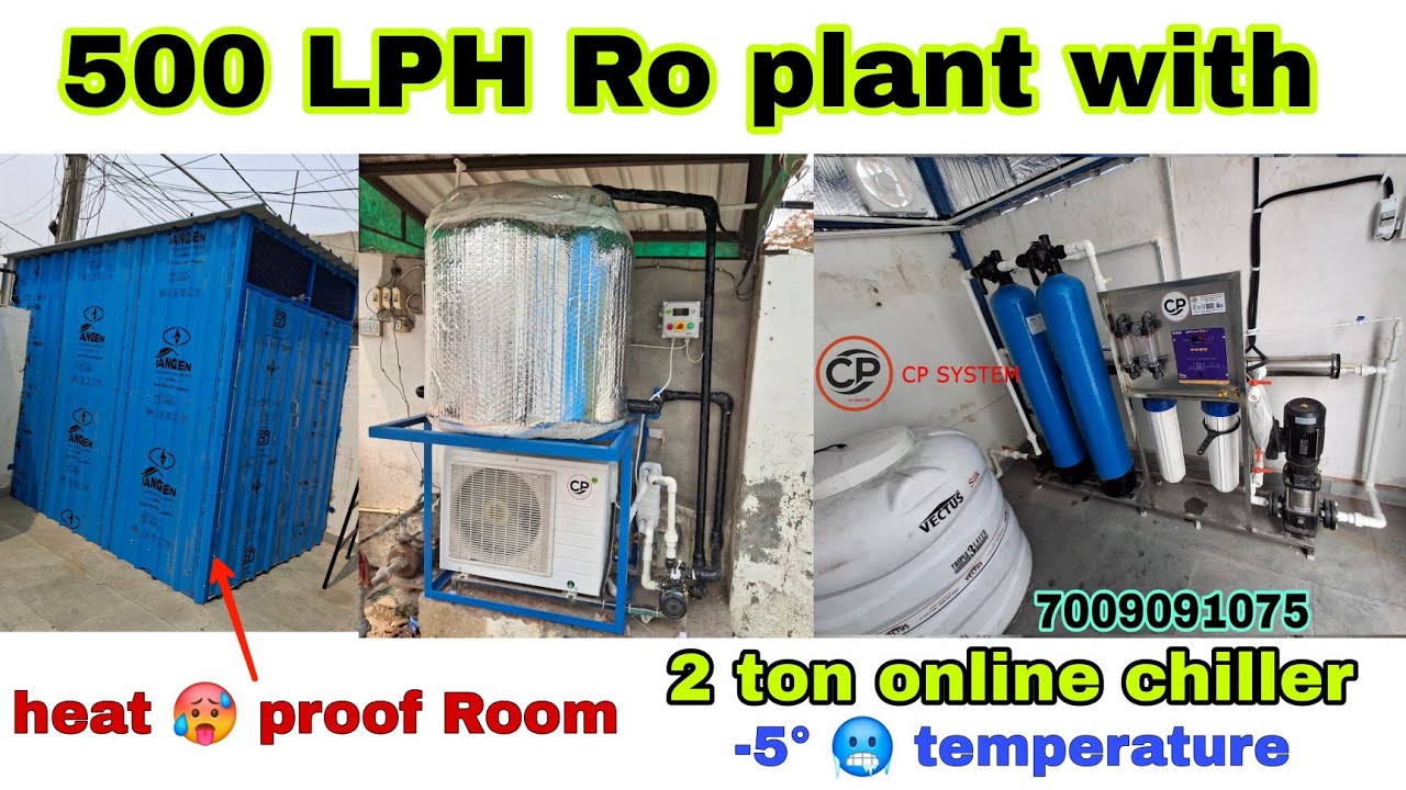 Ro plant full setup 500 LPH commercial Ro plant with 2 Ton water ...