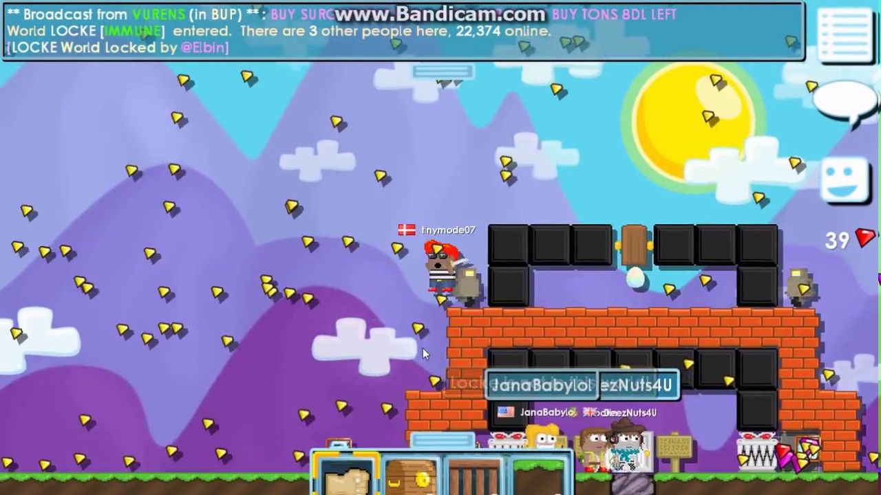 Growtopia How to Wall hack and get 200 dls in Locke New - YouTube