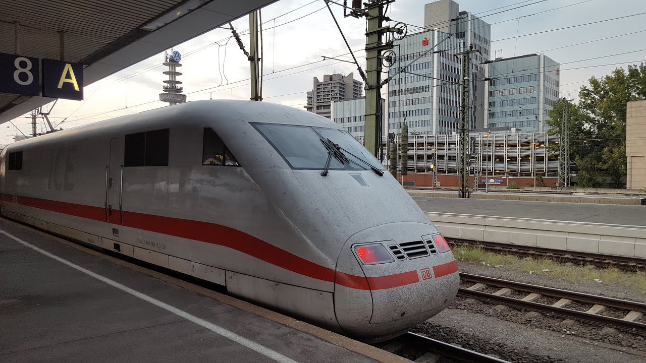 ICE 1 in Hannover Hbf: ICE1084 Hamburg-Altona - YouTube