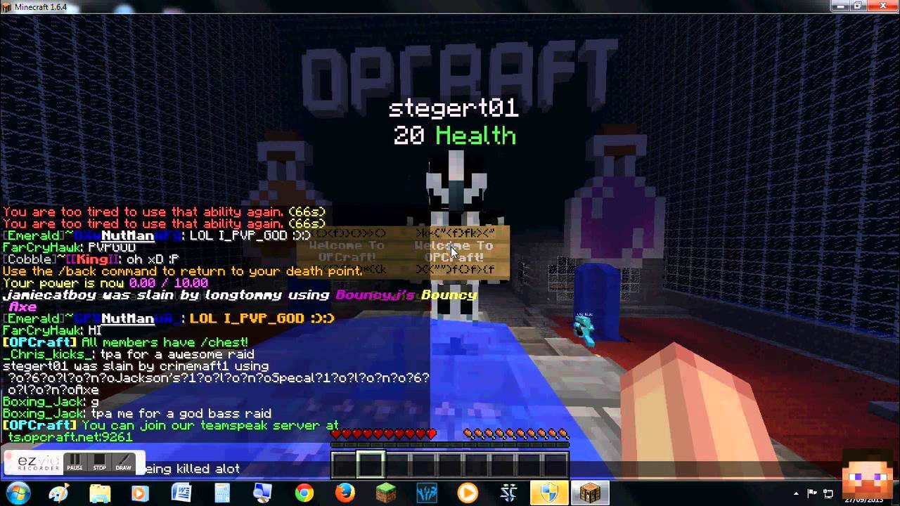 minecraft opcraft pvping - YouTube