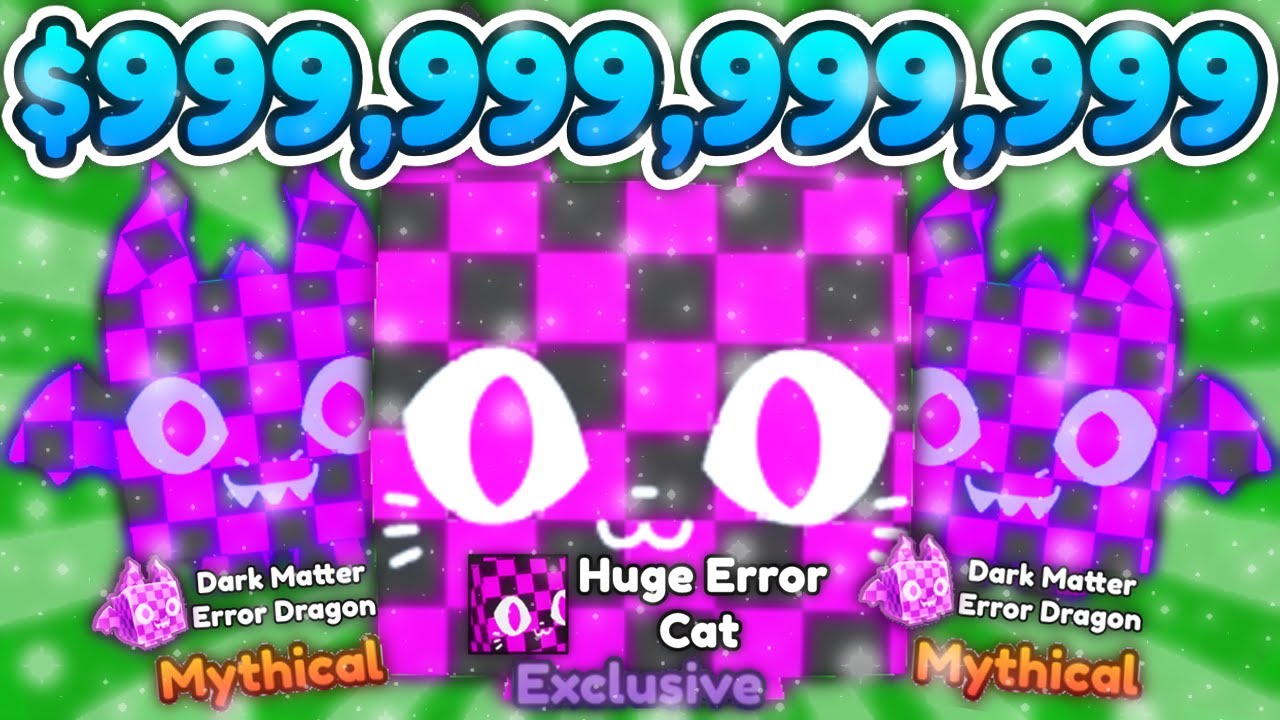🎉I SPENT 💎100T GEMS & Got HUGE ERROR CAT in Pet Simulator X!🎁 - YouTube