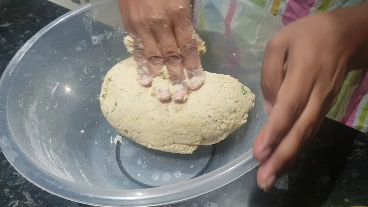 How to make roti with left over daal - YouTube