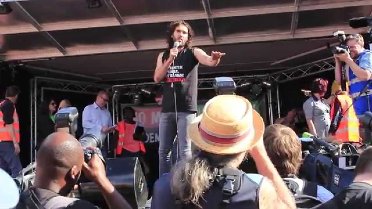 Russell Brand's full speech at the People's Assembly demonstration ...