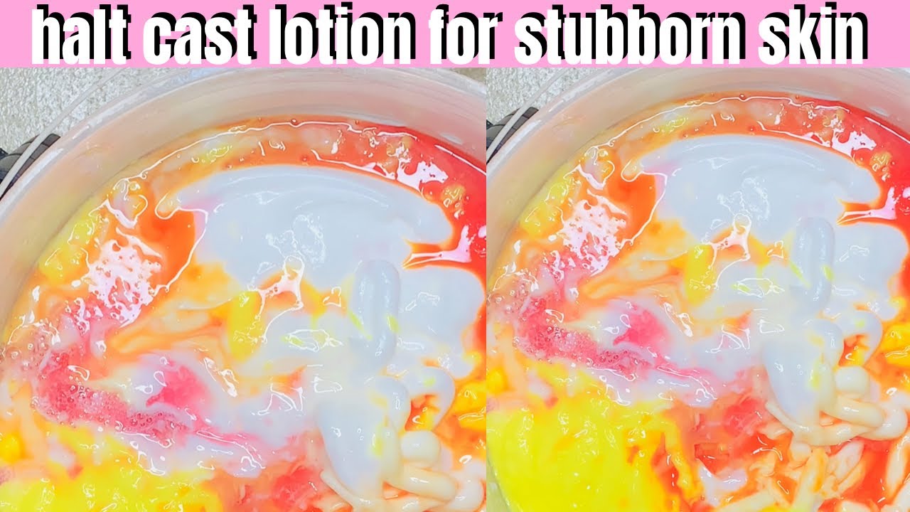 How to make half cast lotion for stubborn skin🔥 strong whitening half ...