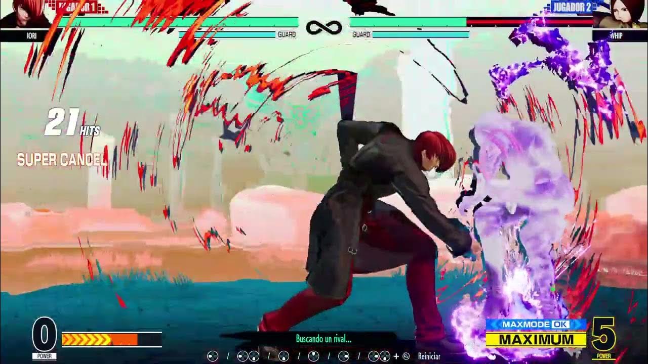 KOF XV Iori Yagami MidScreen STUN Combo 97% DMG (No Grabs) - YouTube