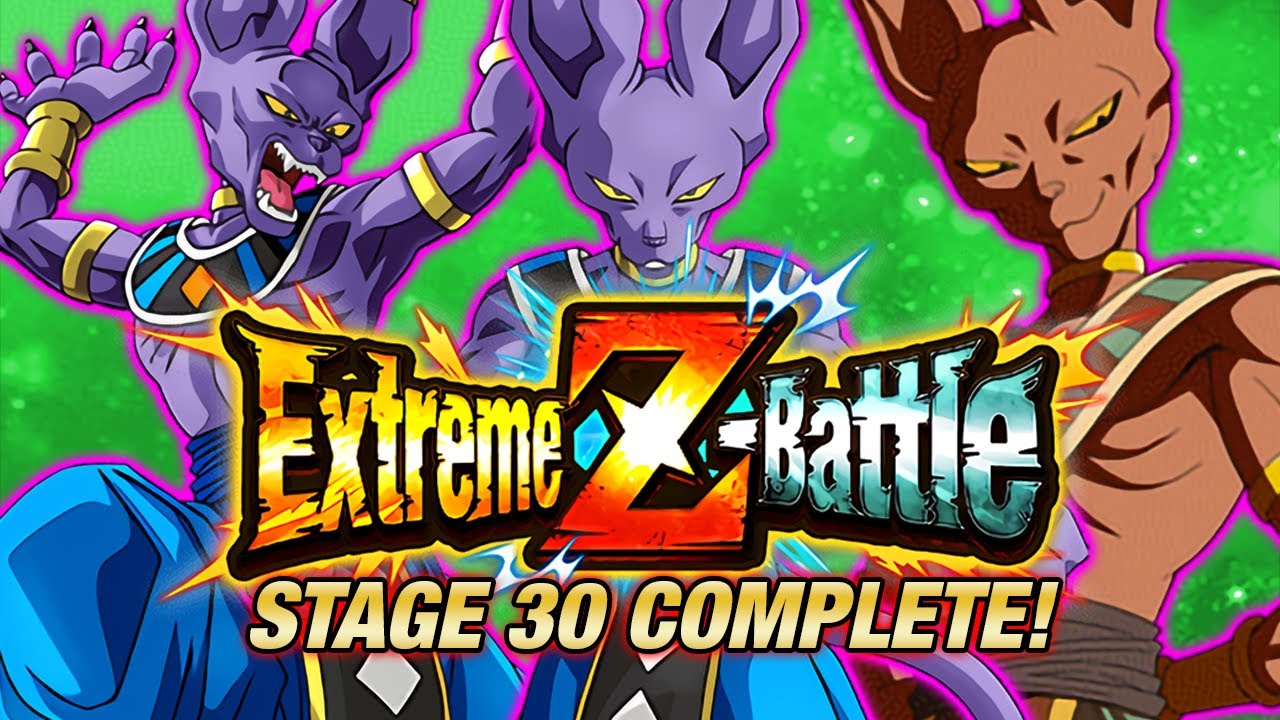 EXTREME Z BATTLE STAGE 30 COMPLETE! HOT-BLOODED GOD OF DESTRUCTION ...
