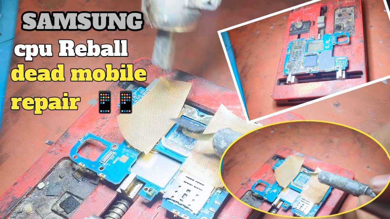 samsung A54 cpu Reball / Samsung A33 CPU reballing IC #repair# - YouTube