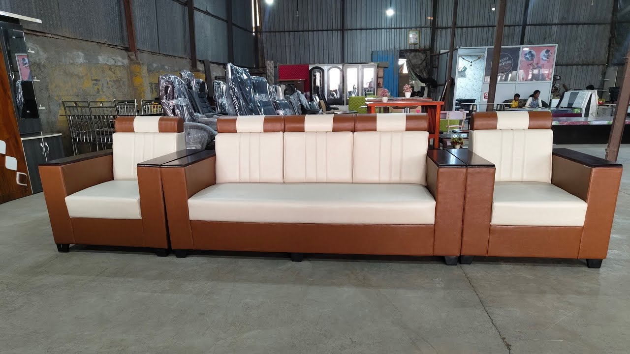 Rexin Sofa 3+1+1 | sofa #sofa #marathi - YouTube