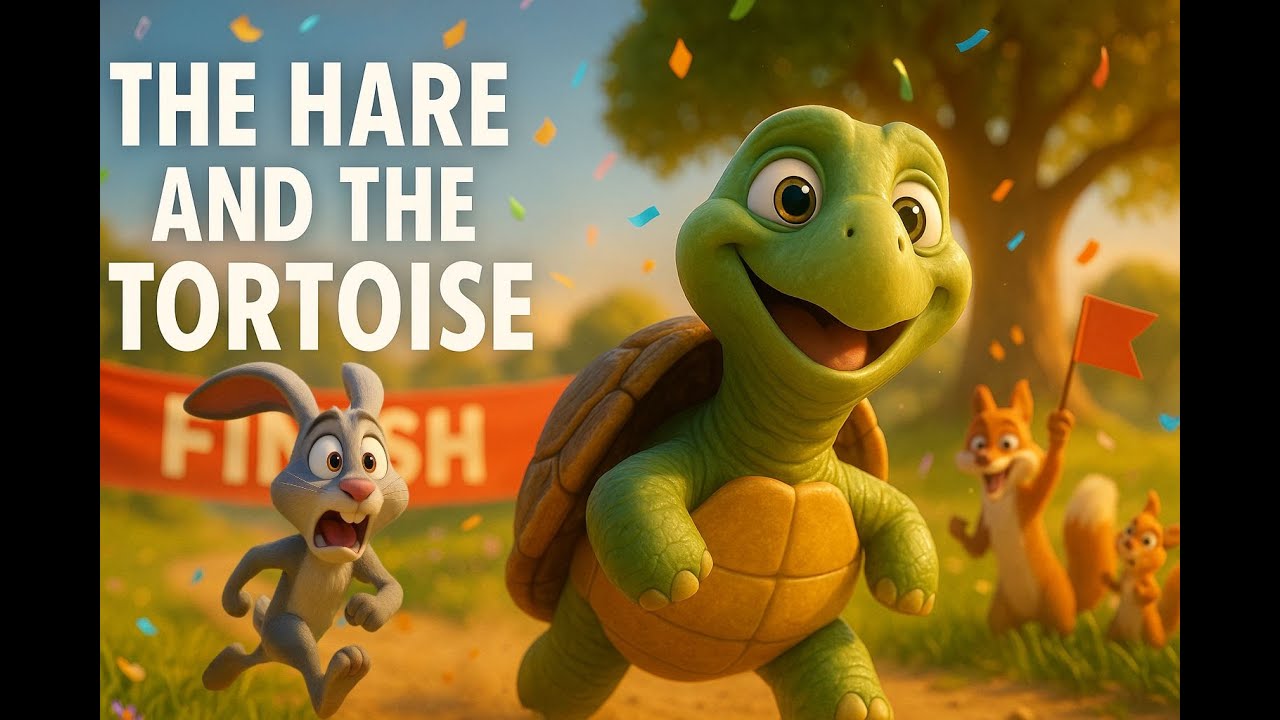 The Hare and the Tortoise I Pixar Animation for Kids | Perfect animal ...