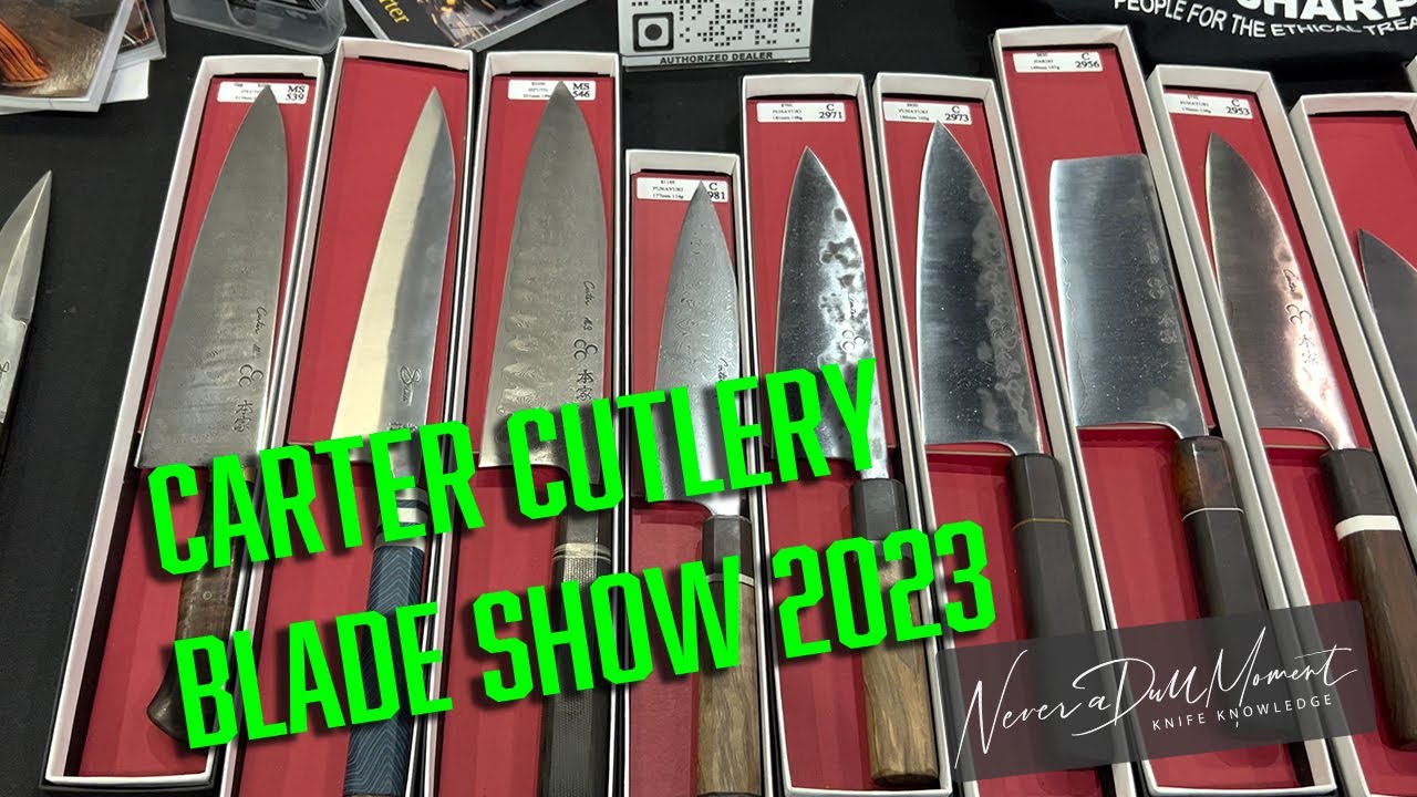 Carter Cutlery 2023 Blade Show - Atlanta Georgia - YouTube