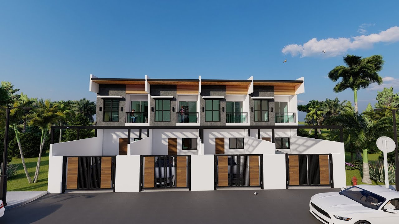 House Design Idea 06- Propose 4 units Apartment. - YouTube