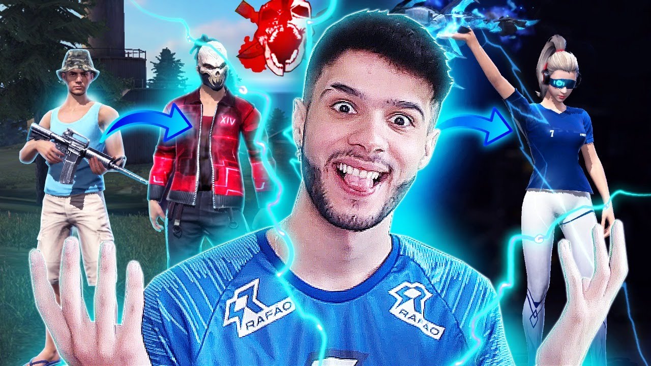EVOLUÇÃO DO RAFÃO ⚡ FREE FIRE HIGHLIGHTS 2018 - 2021 - YouTube