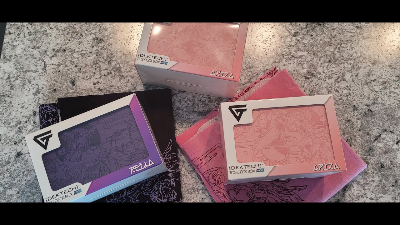 DekTech Reila & Ariza Deck Boxes and misprints mats (Amanda LaPalme ...