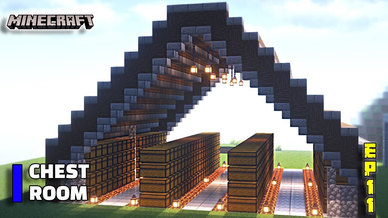 I MADE A HUGE CHEST ROOM IN DUO SMP #11 - YouTube